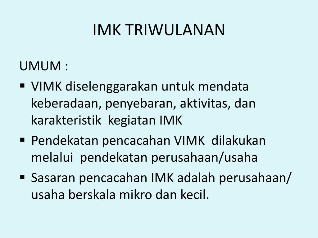 PPT - Subdit Statistik Industri Kecil dan Rumahtangga PowerPoint ...