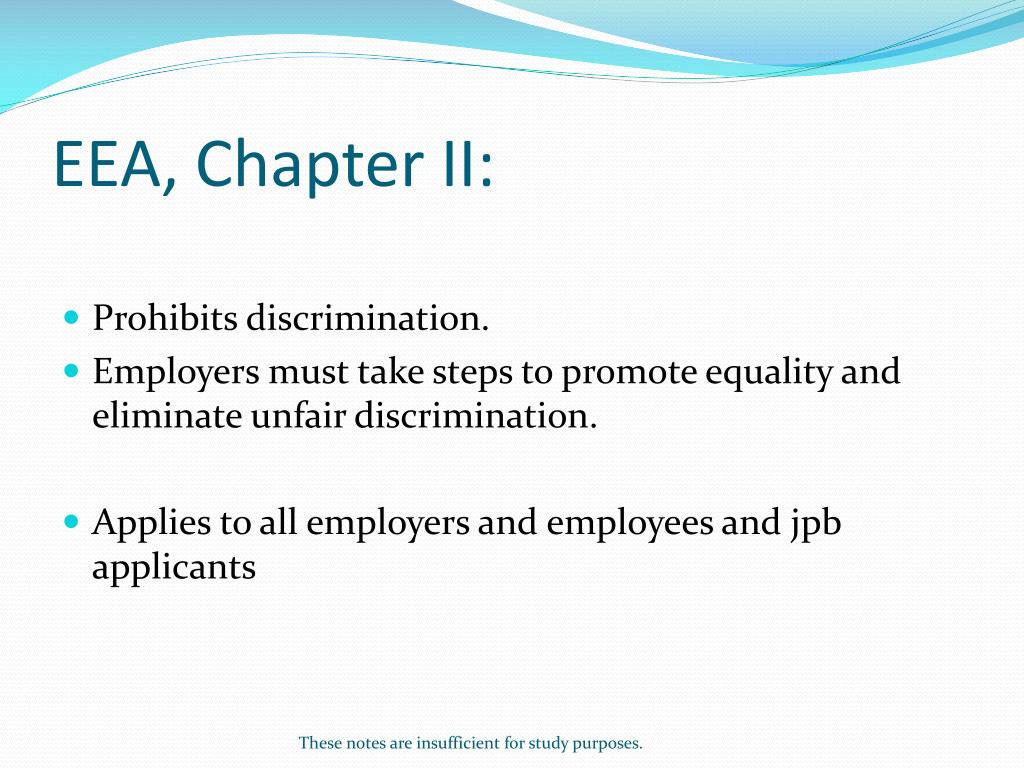 PPT - Employment Equity Act 55 of 1998 PowerPoint Presentation, free ...