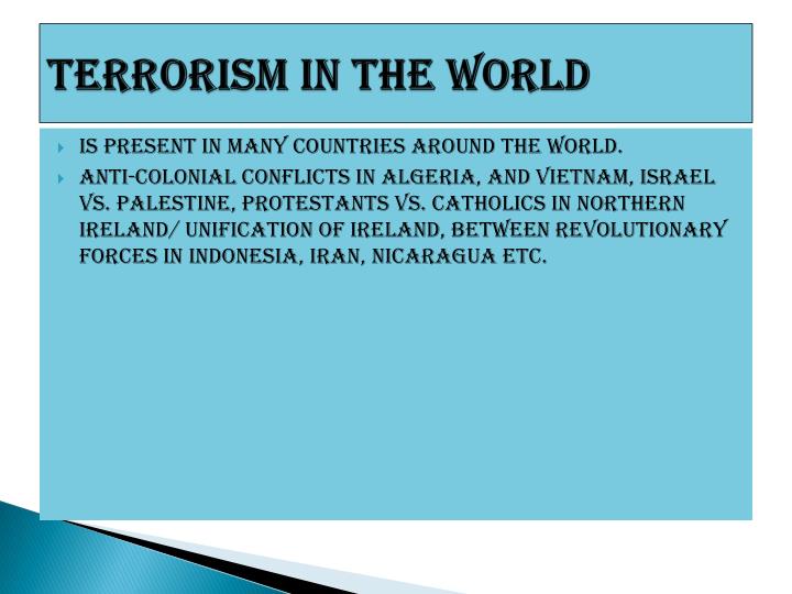 PPT - Global Terrorism PowerPoint Presentation - ID:3439005
