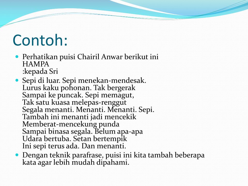 PPT - PARAPRASE PowerPoint Presentation, free download - ID:3439719