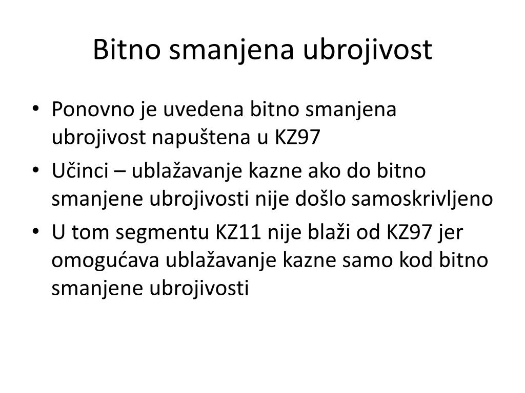 PPT - Pregled izmjena u novom Kaznenom zakonu PowerPoint Presentation ... PPT - Pregled izmjena u novom Kaznenom zakonu PowerPoint Presentation ...