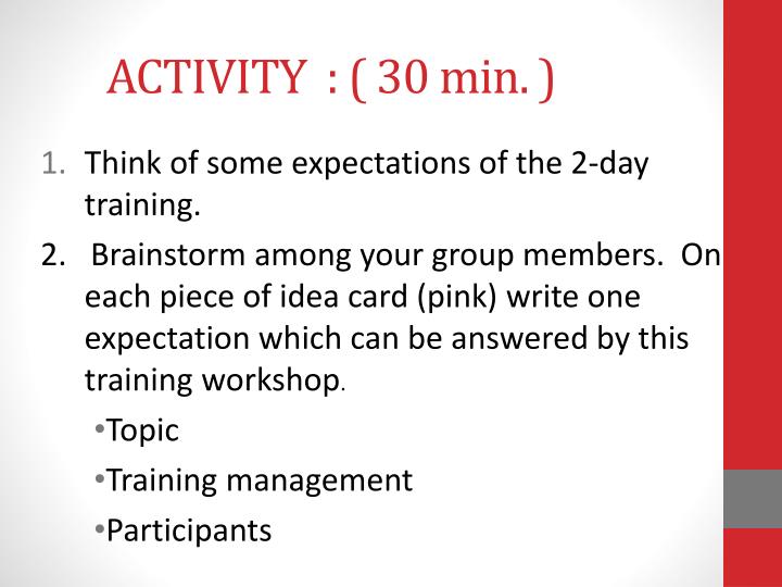 PPT - SESSION 1 ORIENTATION AND LEVELLING OF EXPECTATIONS PowerPoint ...