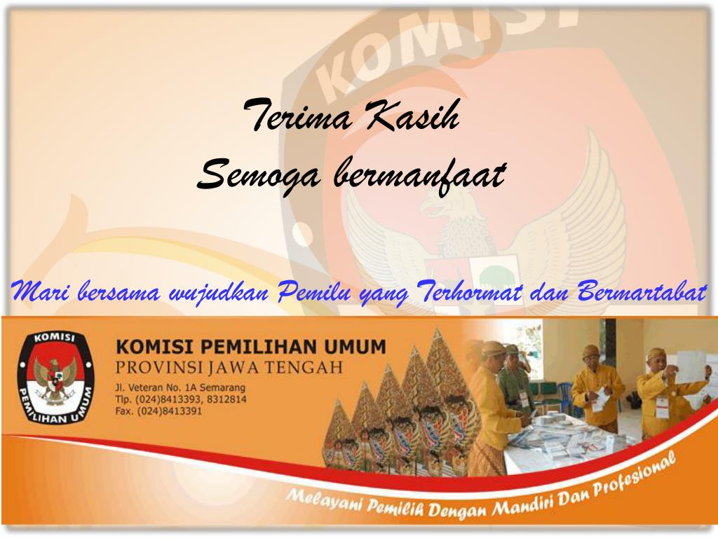PPT - KPU PROVINSI JAWA TENGAH 2012 PowerPoint Presentation, free ...