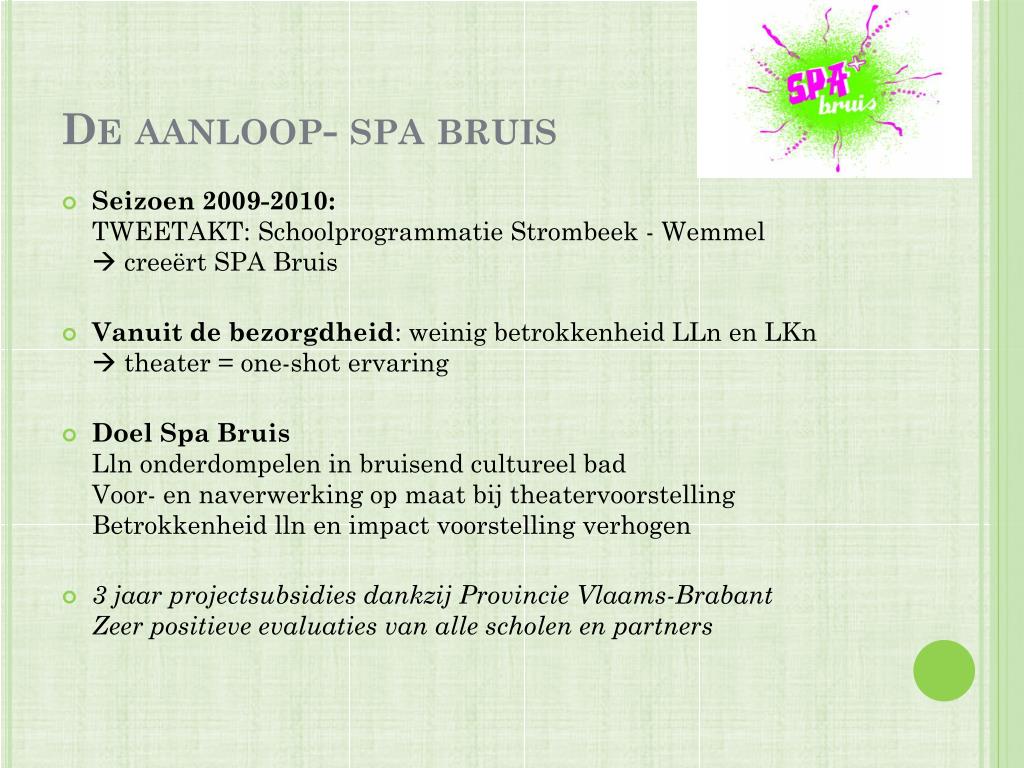 PPT - Spa Bruis + PowerPoint Presentation, free download - ID:3441068