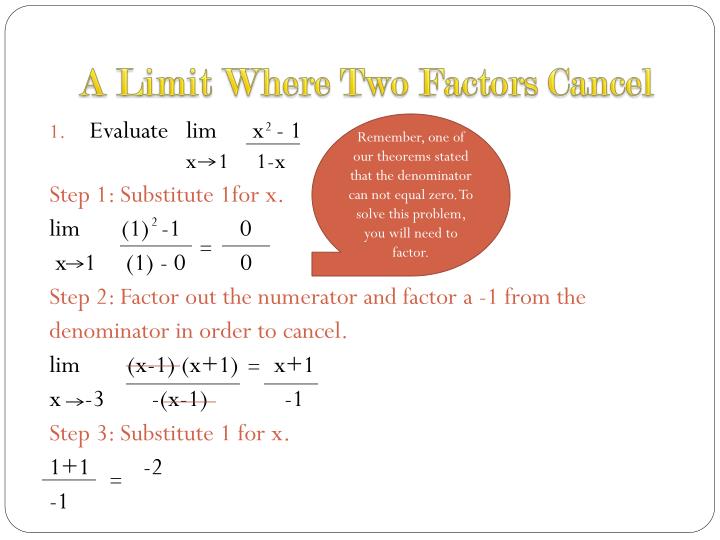 PPT - Calculus Chapter 1: Limits and Continuity PowerPoint Presentation - ID:3441169