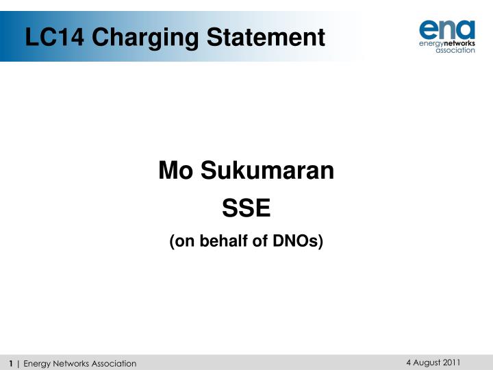 PPT - LC14 Charging Statement PowerPoint Presentation, free download ...