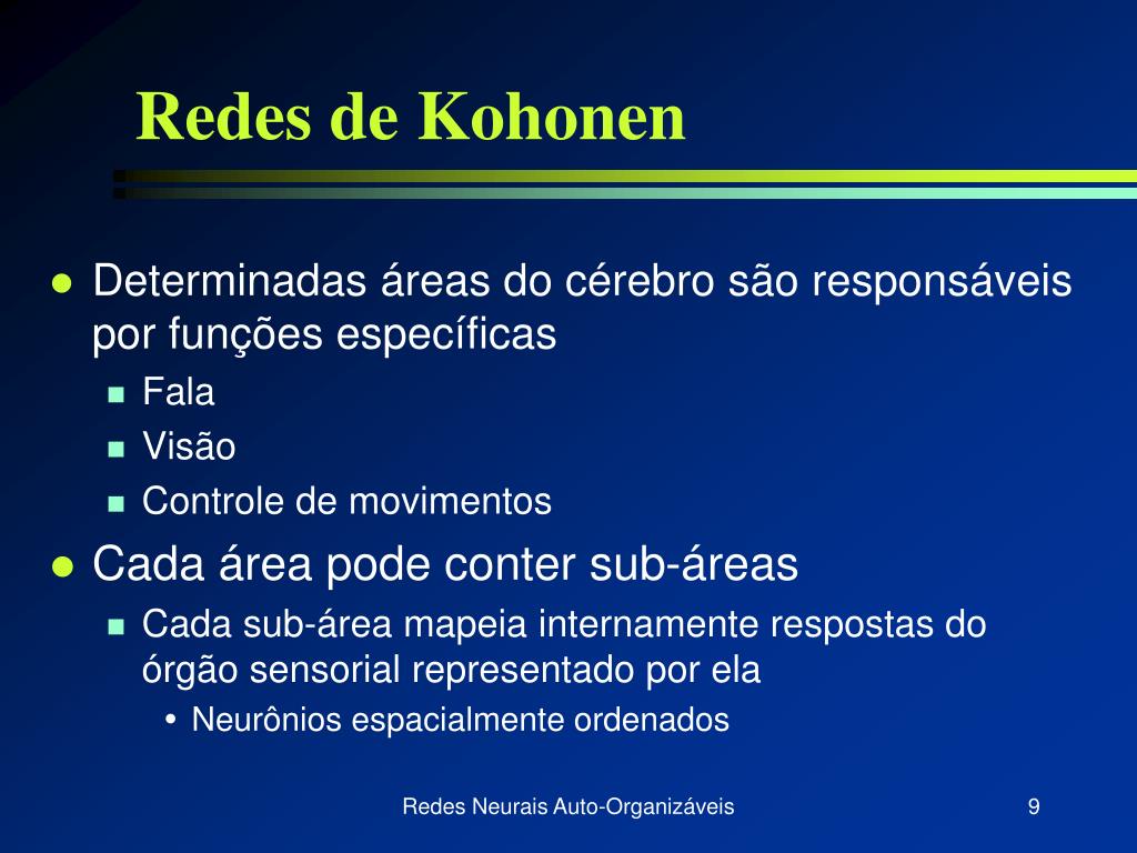 PPT - Redes Neurais Auto-organizáveis PowerPoint Presentation, free ...
