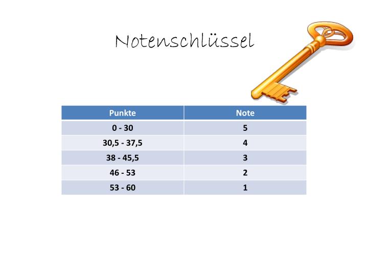 PPT - Notenschlüssel PowerPoint Presentation, free download - ID:3442347