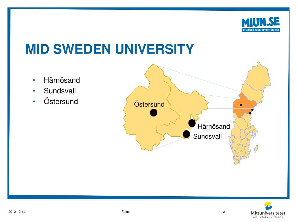 PPT - Facts about Mid Sweden university PowerPoint Presentation, free ...