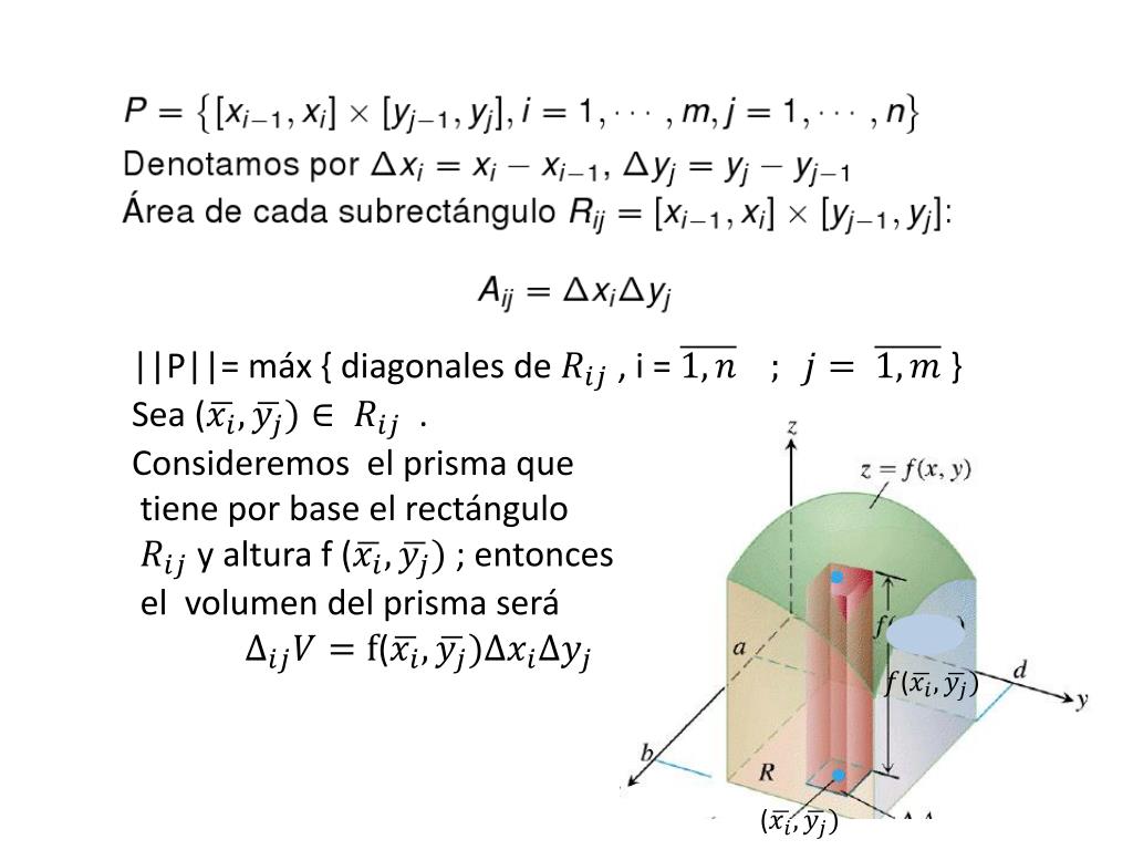 PPT - INTEGRALES MULTIPLES Integrales dobles sobre rectàngulos ...