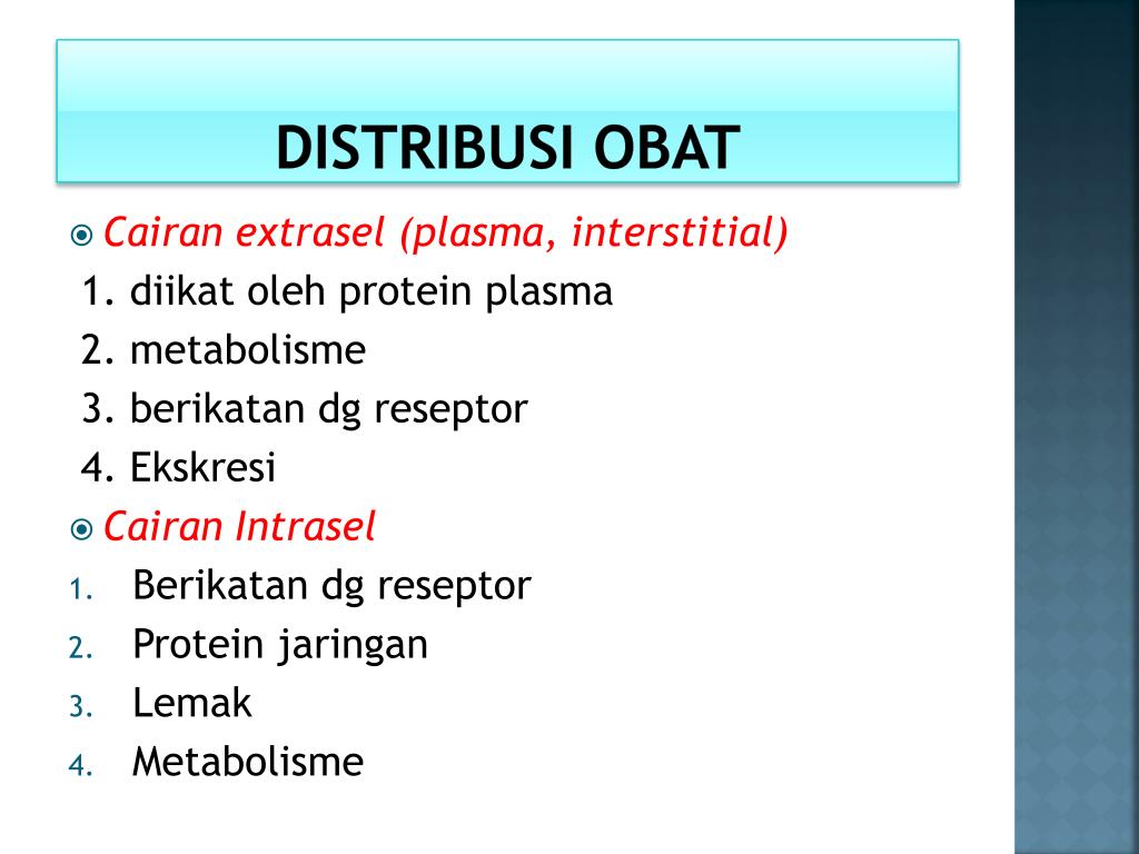 PPT - FARMAKOKINETIK & FARMAKODINAMIK OBAT PowerPoint Presentation - ID ...