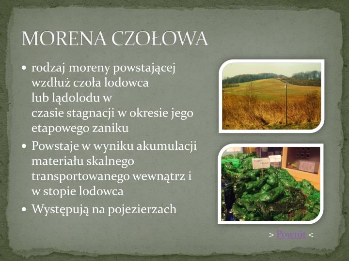 PPT - FORMY TERENU PO LĄDOLODZIE PowerPoint Presentation - ID:3444587
