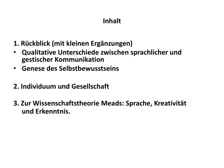 PPT - Inhalt PowerPoint Presentation, free download - ID:3444775