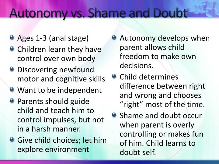 Autonomy Vs. Shame And Doubt Examples at tarsaigeblog Blog Autonomy Vs. Shame And Doubt Examples at tarsaigeblog Blog