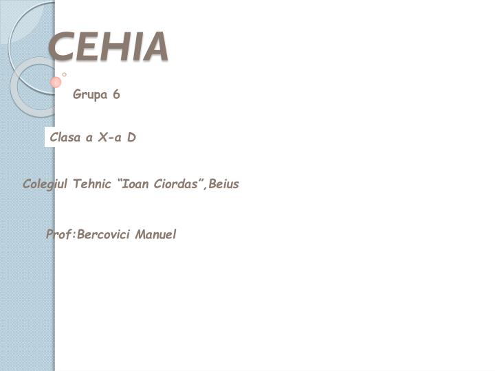 PPT - CEHIA PowerPoint Presentation, free download - ID:3445831