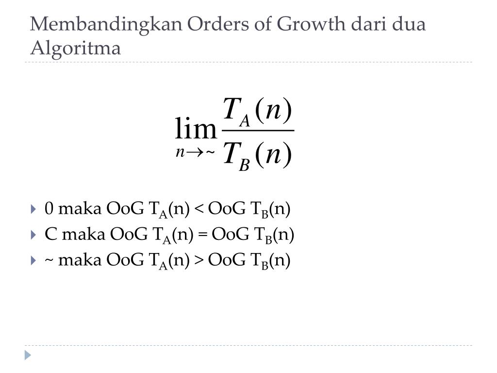 Ppt Design And A N Alysis Of Algorithm Fundamentals Of Algorithm Analysis In Efficiency