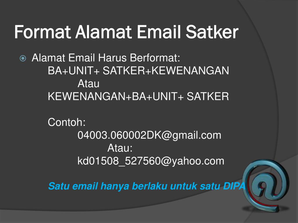 PPT - TATA CARA REKONSILIASI MELALUI EMAIL PowerPoint Presentation ...
