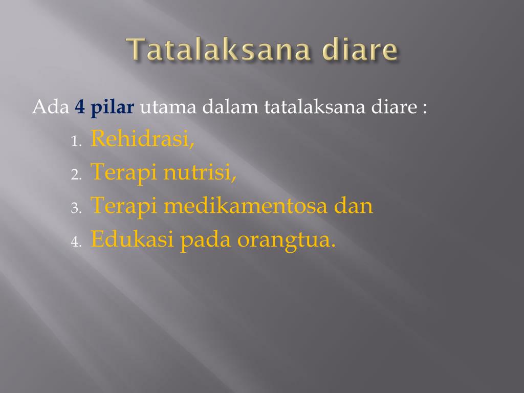 PPT - Penatalaksanaan Diare Pada Bayi dan Anak PowerPoint Presentation ...