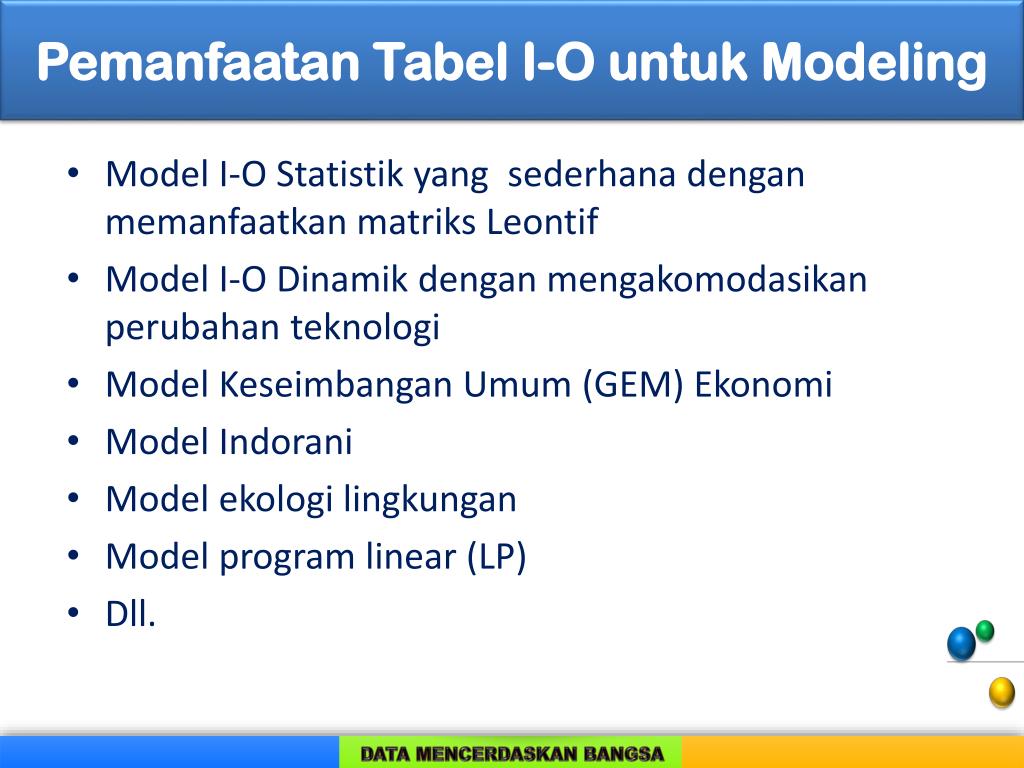 PPT - Abdul Rachman Bahan Perkuliahan Tabel I-O , SUT dan Neparnas ...