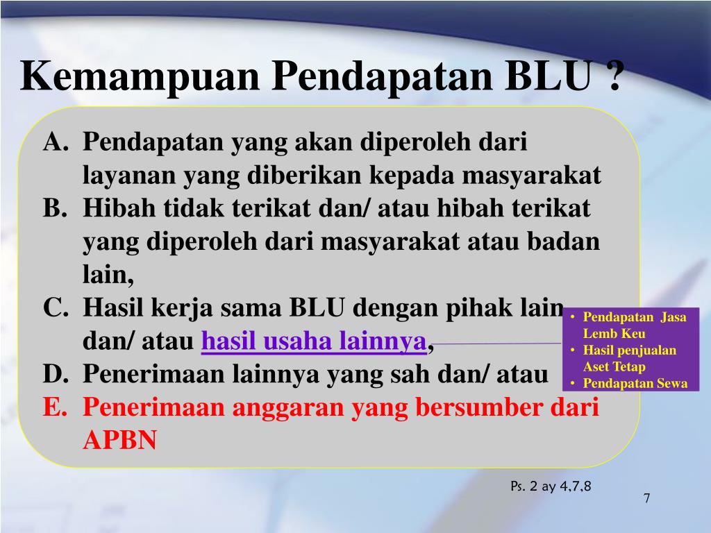 PPT - DIREKTORAT PEMBINAAN PENGELOLAAN KEUANGAN BLU DIREKTORAT JENDERAL ...