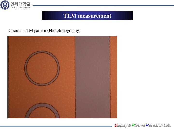 PPT - TLM measurement PowerPoint Presentation - ID:3448768