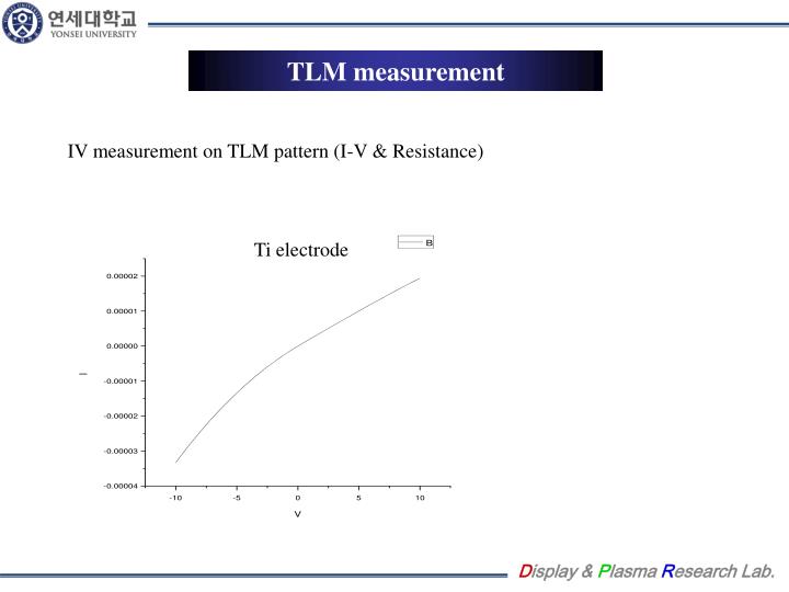PPT - TLM measurement PowerPoint Presentation - ID:3448768