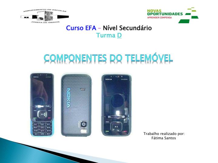 PPT - Componentes do telemóvel PowerPoint Presentation, free download ...