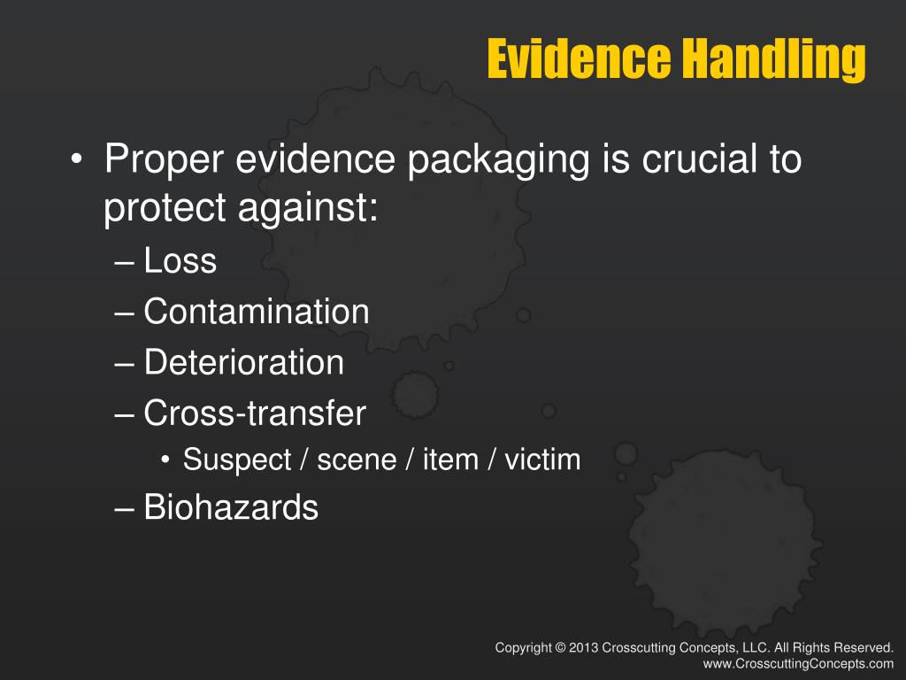 PPT - Blood Stain Evidence PowerPoint Presentation, free download - ID ...