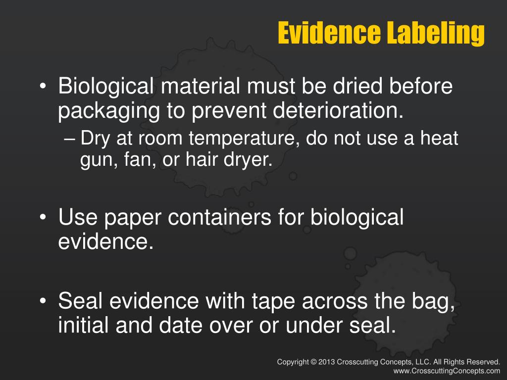 PPT - Blood Stain Evidence PowerPoint Presentation, free download - ID ...