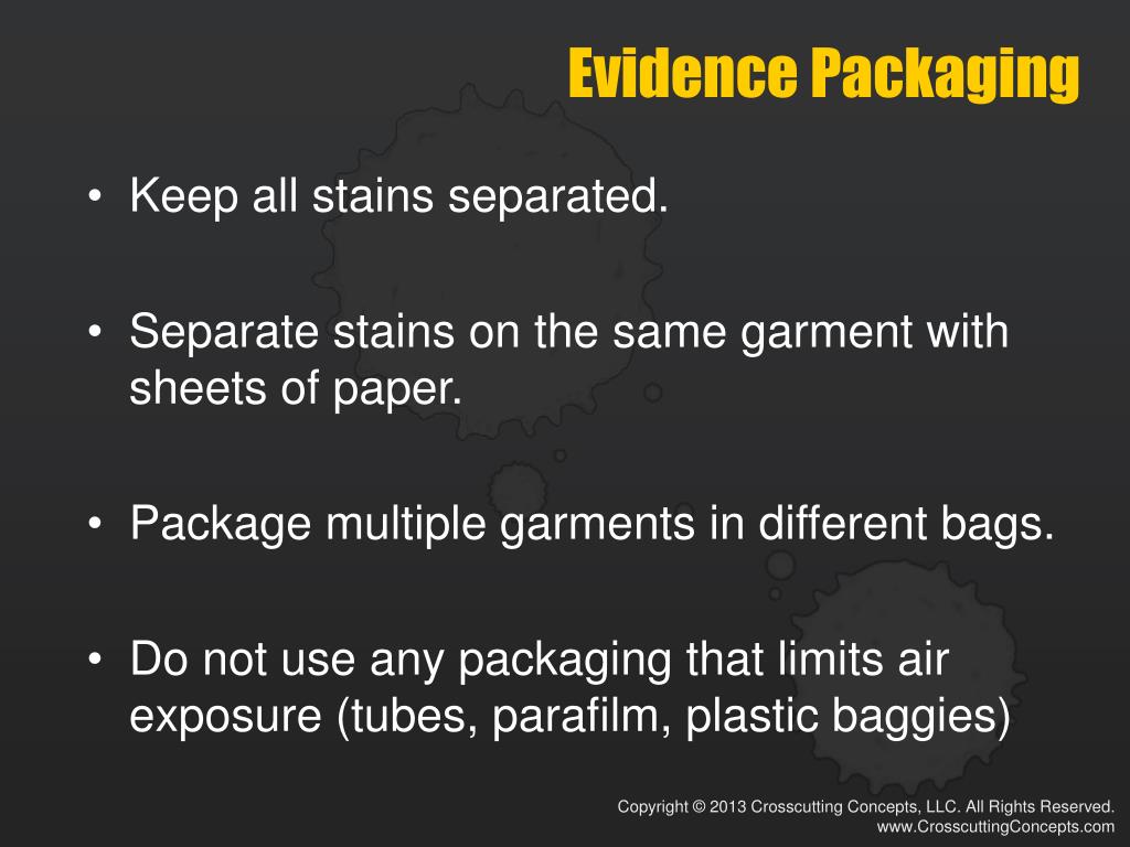 PPT - Blood Stain Evidence PowerPoint Presentation, free download - ID ...