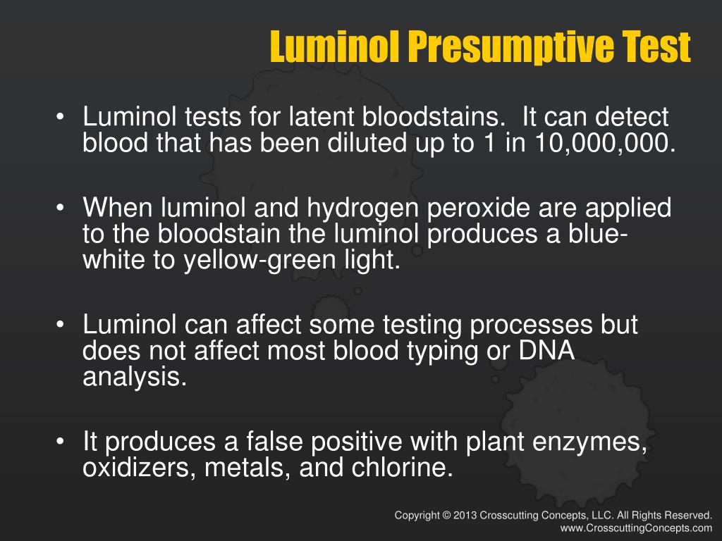 PPT - Blood Stain Evidence PowerPoint Presentation, free download - ID ...