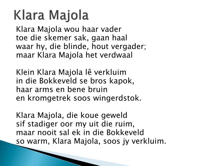 PPT - KLARA MAJOLA PowerPoint Presentation - ID:3449902