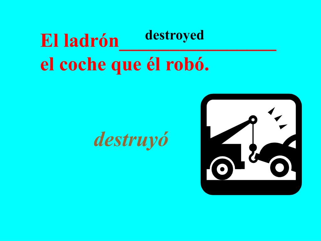 PPT - El Pretérito de los verbos -eer/-uir, caer y oír PowerPoint ...