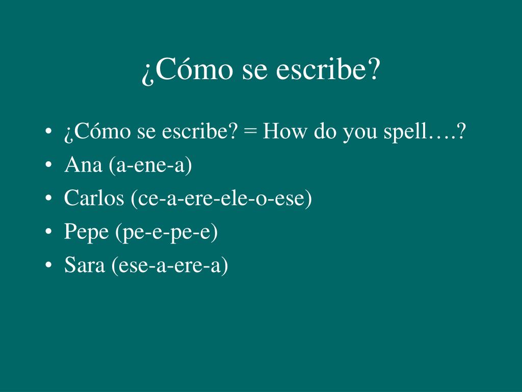 PPT - El alfabeto español PowerPoint Presentation, free download - ID ...