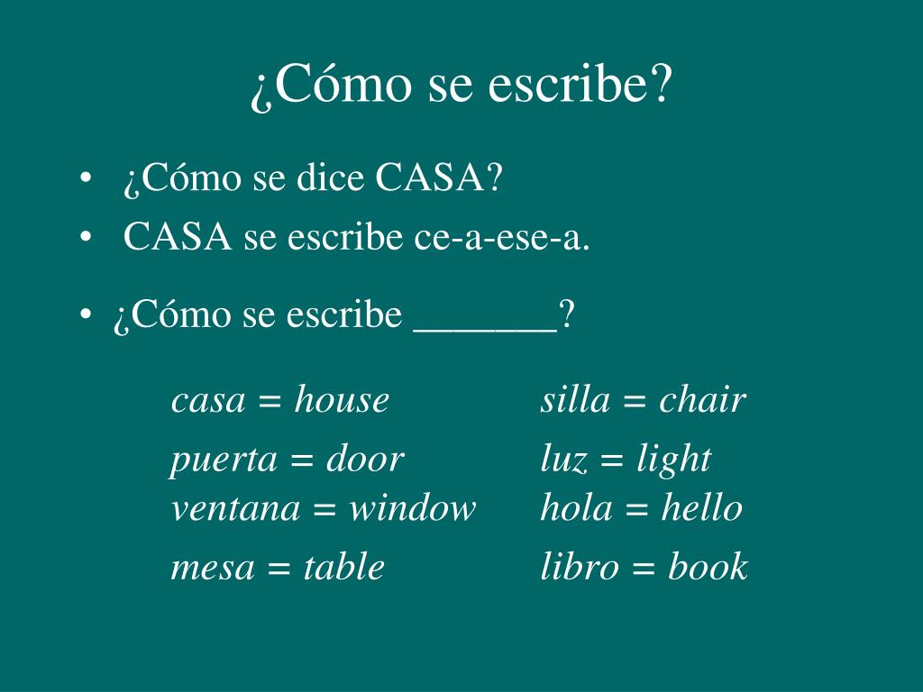PPT - El alfabeto español PowerPoint Presentation, free download - ID ...