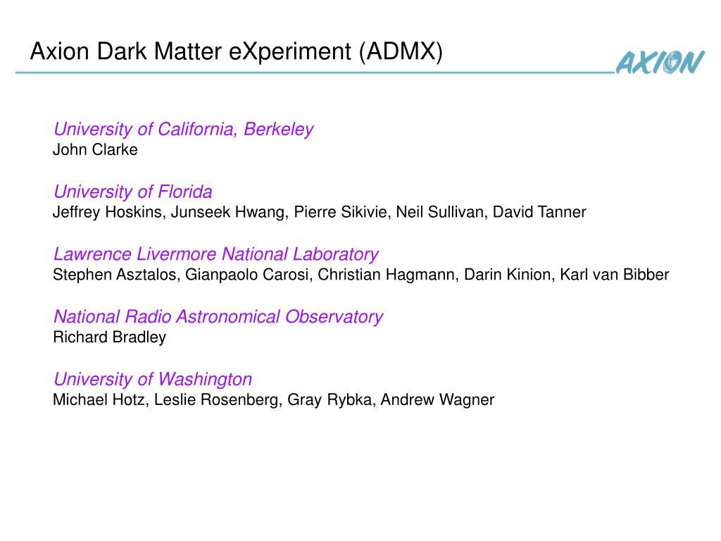PPT - Exploring the Microwave Cavity Axion Experiment: Challenges and ...