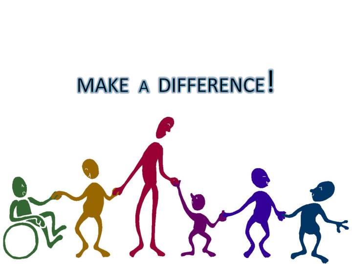 PPT - MAKE A DIFFERENCE ! PowerPoint Presentation, free download - ID ...