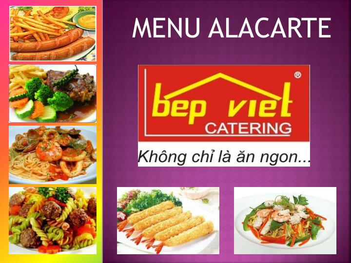 PPT - MENU ALACARTE PowerPoint Presentation, free download - ID:3453638