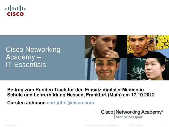 PPT - Cisco Networking Academy – IT Essentials PowerPoint Presentation ...