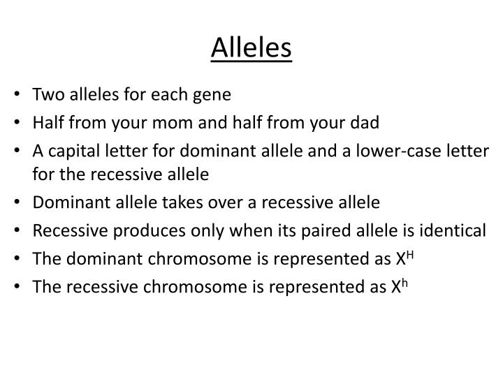PPT - Alleles PowerPoint Presentation, free download - ID:3454194
