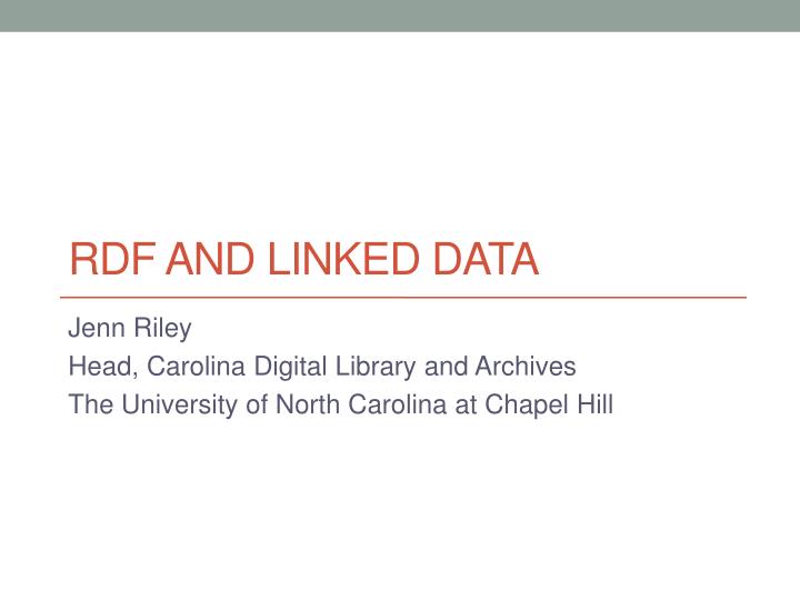 PPT - RDF and Linked Data PowerPoint Presentation, free download - ID:3454248
