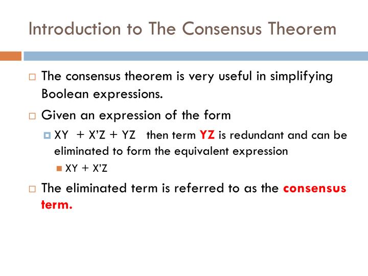PPT - CONSENSUS THEOREM PowerPoint Presentation - ID:3454639