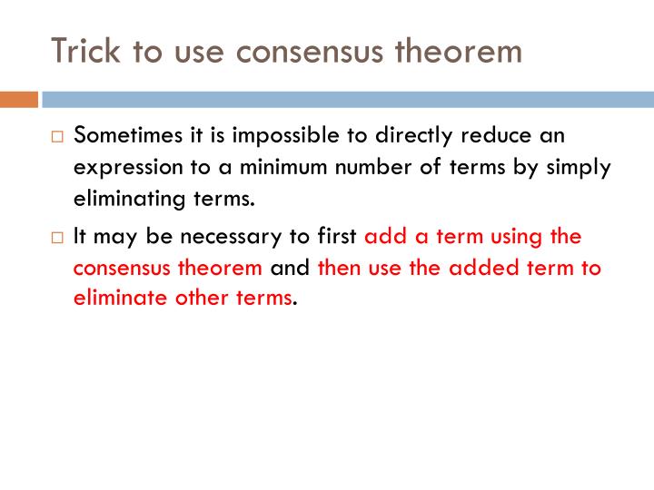 PPT - CONSENSUS THEOREM PowerPoint Presentation - ID:3454639