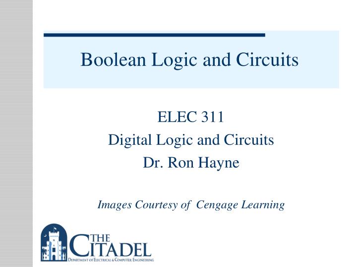PPT - Boolean Logic and Circuits PowerPoint Presentation, free download ...