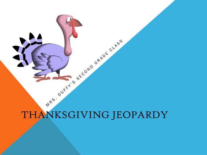PPT - Thanksgiving Jeopardy PowerPoint Presentation, free download - ID ...