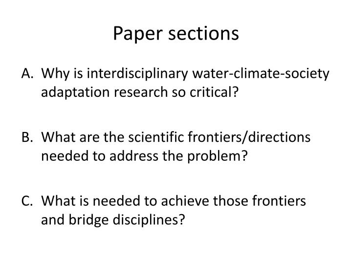 PPT - Paper sections PowerPoint Presentation, free download - ID:3454895