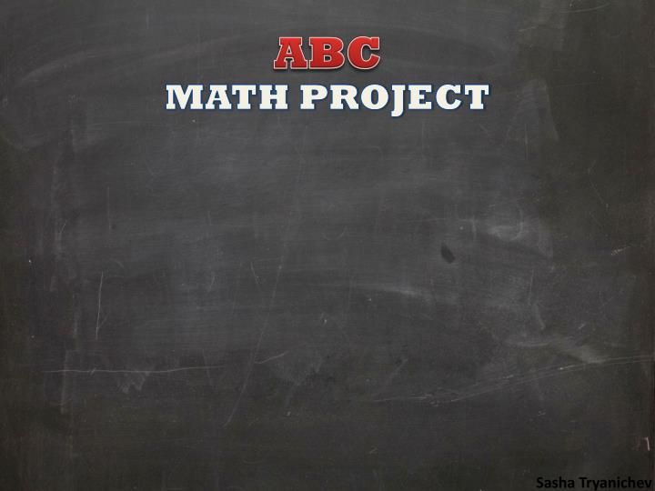 PPT - MATH PROJECT PowerPoint Presentation, free download - ID:3454992