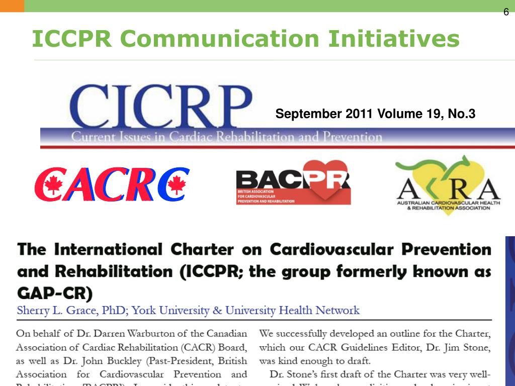 PPT - Sherry L. Grace, PhD Secretary/ Treasurer ICCPR Executive ...