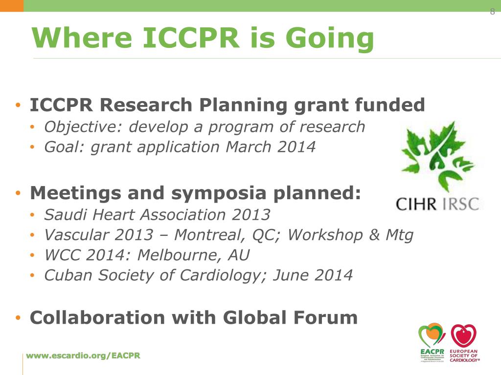 PPT - Sherry L. Grace, PhD Secretary/ Treasurer ICCPR Executive ...