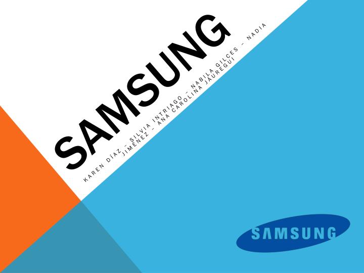 PPT - SAMSUNG PowerPoint Presentation, free download - ID:3455642